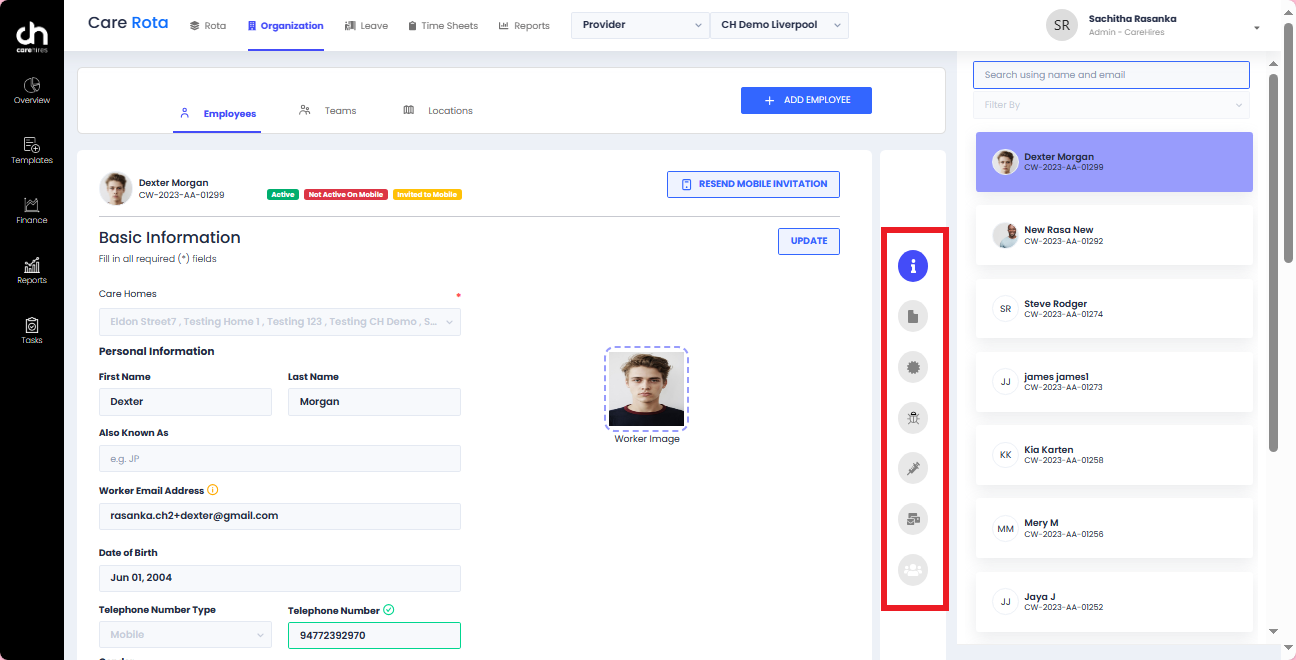 Managing Your Worker Profiles